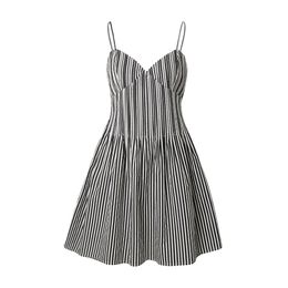 Topshop Kleid Damen Gr&ouml;&szlig;e 40 grau / schwarz / wei&szlig;