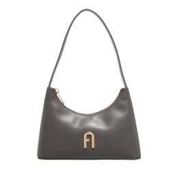 Furla Hobo Bags - Furla Diamante Mini Shoulder Bag - Gr. unisize - in Dunkelgrau - f&uuml;r Damen