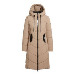 Khujo Winterjacke 'ARIBAY4 LIGHT' Damen Gr&ouml;&szlig;e XL beige / schwarz