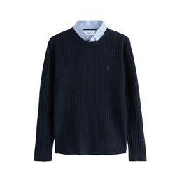 next Pullover Herren Gr&ouml;&szlig;e L navy / nachtblau / hellblau