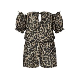 Cloud5ive Jumpsuit Damen Gr&ouml;&szlig;e S braun / schwarz / wei&szlig;