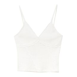 Pull&Bear Pull&bear Top Damen Gr&ouml;&szlig;e XS wei&szlig;
