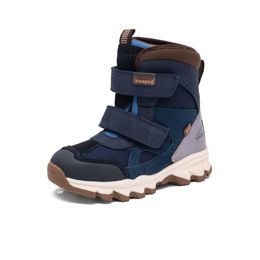 bisgaard Snowboots 'Edon' Jungen Gr&ouml;&szlig;e 37 navy / rauchblau / royalblau / braun