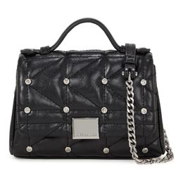 K by KARL LAGERFELD Karl Lagerfeld Portemonnaie - K/Kuilt Nano-Tasche mit Strass Pouch - Gr. unisize - in Schwarz - f&uuml;r Damen