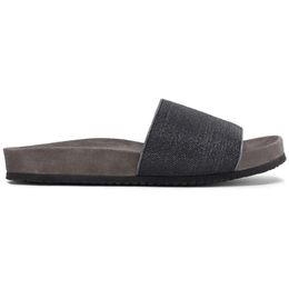 Brunello Cucinelli Slipper & Pantoletten - scarpe divers - Gr. 37 (EU) - in Grau - f&uuml;r Damen