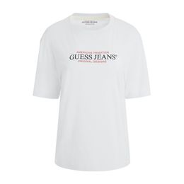Guess Jeans T-Shirt Damen Gr&ouml;&szlig;e XXL blutrot / schwarz / wei&szlig;