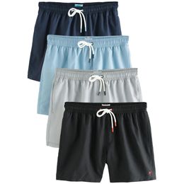 next Badeshorts 'Essential' Herren Gr&ouml;&szlig;e XXL marine / hellblau / grau / schwarz