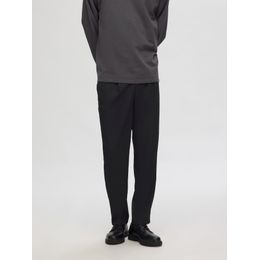 Selected Pleated Pants 'SLHLEROY' male size 48/50 Black