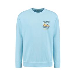 Shiwi Sweatshirt 'Kyle Island' Herren Gr&ouml;&szlig;e XL marine / hellblau / curry / schwarz