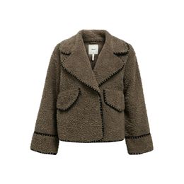OBJECT Between-Season Jacket 'OBJSHIREN' female size XL Dark brown / Black