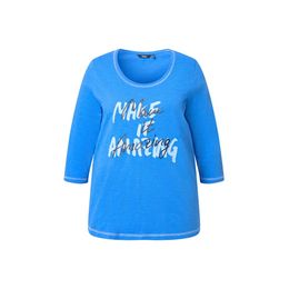 Ulla Popken Shirt female Blue size 42-44