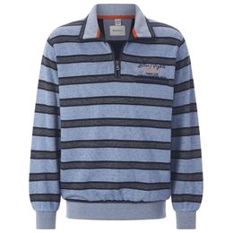 Babista Sweatshirt 'Ralvian' Herren Gr&ouml;&szlig;e S marine / hellblau / blaumeliert / neonorange
