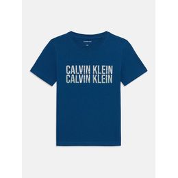Calvin Klein Shirt 'Seasonal Logo' Jungen Gr&ouml;&szlig;e 164 kobaltblau