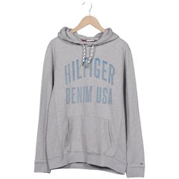 Tommy Jeans Kapuzenpullover Herren Größe XL Second Hand grau