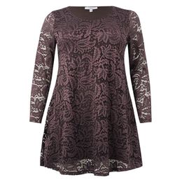 Yoek Tunika 'Lace' Damen Gr&ouml;&szlig;e XXXL braun
