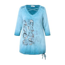 MIAMODA Shirt female Blue size 56