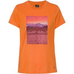 O.C.K. OCK T-Shirt Damen Gr&ouml;&szlig;e L lila / brombeer / orange
