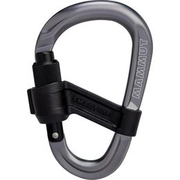 Mammut Climbing Protection 'Smart HMS 2.0 Screwgate Carabiner' female Silver size Onesize