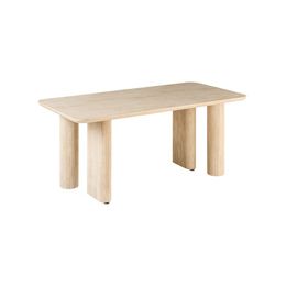 Beliani Esszimmertisch BARROY in Braun - (W) 90 x (H) 76 x (L) 180 cm | Gr.: onesize
