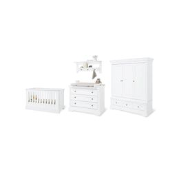 Pinolino Kinderzimmer-Set Emilia breit groß inkl. Wandregal, 4-tlg. | Gr.: onesize