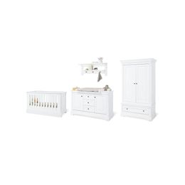 Pinolino Kinderzimmer-Set Emilia extrabreit inkl. Wandregal, 4-tlg. | Gr.: onesize