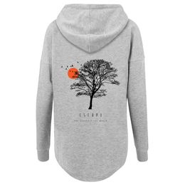 F4NT4STIC Sweatshirt 'Escape Discover the World Tree Birds' female Grey size M