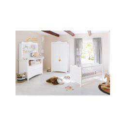 Pinolino Kinderzimmer-Set Florentina extrabreit inkl. extrabreitem Regalaufsatz, 4-t... | Gr.: onesize