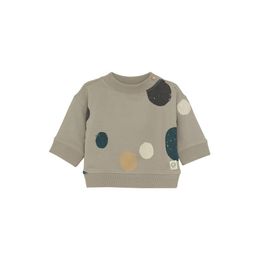 Noppies Pullover 'Snowflake' Jungen Gr&ouml;&szlig;e 74 dunkelbeige / mischfarben