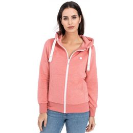 Deproc Zip-Up Hoodie 'FinjaCMYK II' female Pink size XXL