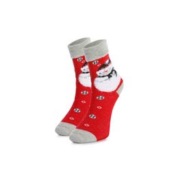 Crea Socks Socks 'Weihnachten Santa' female Red size 36-40
