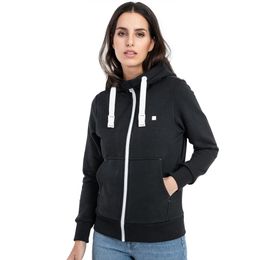 Deproc Zip-Up Hoodie 'FinjaCMYK II' female Black size S