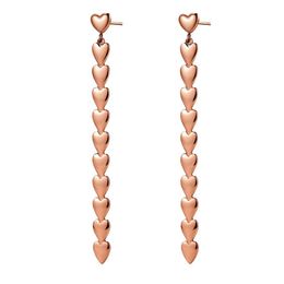 Hey Happiness Earrings 'Heart Cascade' female Gold size One Size