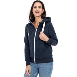 Deproc Zip-Up Hoodie 'FinjaCMYK II' female Blue size L