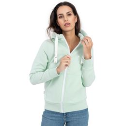 Deproc Zip-Up Hoodie 'FinjaCMYK II' female Green size M