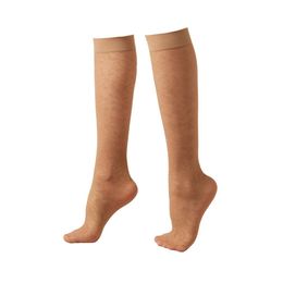 CALZEDONIA Knee High Socks female Beige size One Size
