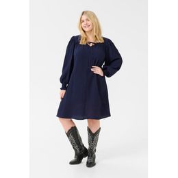 Kaffe curve Kleid KClinna A-shape in Midnight Marine | Gr.: 44