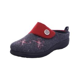 Fly Flot Pantoffel in grau | Gr.: 38