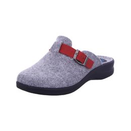 Fly Flot Pantoffel in grau | Gr.: 42