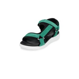 vitaform Veloursleder Sandalen in gr&uuml;n | Gr.: 37