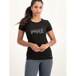 Urban Goddess Yoga & Activewear Funktionsshirt 'Namaste Core' Damen Gr&ouml;&szlig;e XL/XXL graphit / schwarz