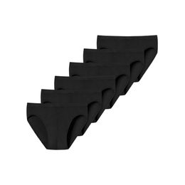 uncover by Schiesser Slip 6er Pack in Schwarz | Gr.: M