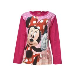Disney Minnie Mouse Langarmshirt Minnie Mouse in Pink | Gr.: 104