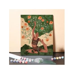ARTNANAS DIY Malen nach Zahlen Set-"Naturgeist" | Gr.: 30x40cm mit Keilrahmen nicht ges