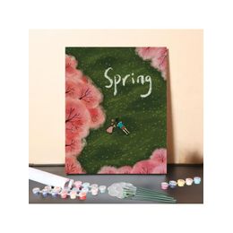 ARTNANAS DIY Malen nach Zahlen Set-"Fr&uuml;hlingstraum" | Gr.: 30x40 ohne Rahmen