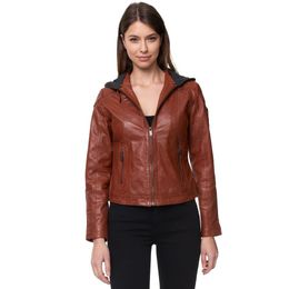 Tazzio Lederjacke "F503" - in Cognac | Gr.: M