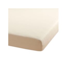 BettwarenShop Spannbettlaken Multi-Stretch in sahara | Gr.: 240 x 240 cm