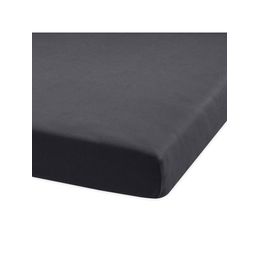 BettwarenShop Spannbettlaken Multi-Stretch in anthrazit | Gr.: 240 x 240 cm