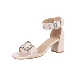 Ital-Design High-Heel Sandalette in Beige | Gr.: 39