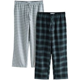 next Pyjamahose Herren Gr&ouml;&szlig;e S ecru / pastellgr&uuml;n / dunkelgr&uuml;n / schwarz