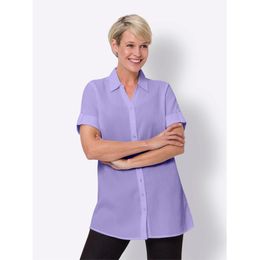 Sieh an! Longbluse in lavendel | Gr.: 52